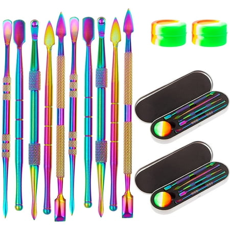 12 Piece Wax Carving Tool Set, Rainbow Stainless Steel Concentrate ...