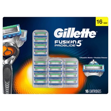 Gillette Fusion5 ProGlide Power Razor Blade Refills, 16 ct Pack ...