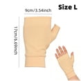 Anti-Slip Thin Guard Gloves 3 Pairs, Multicolor Elastic Fingerless ...