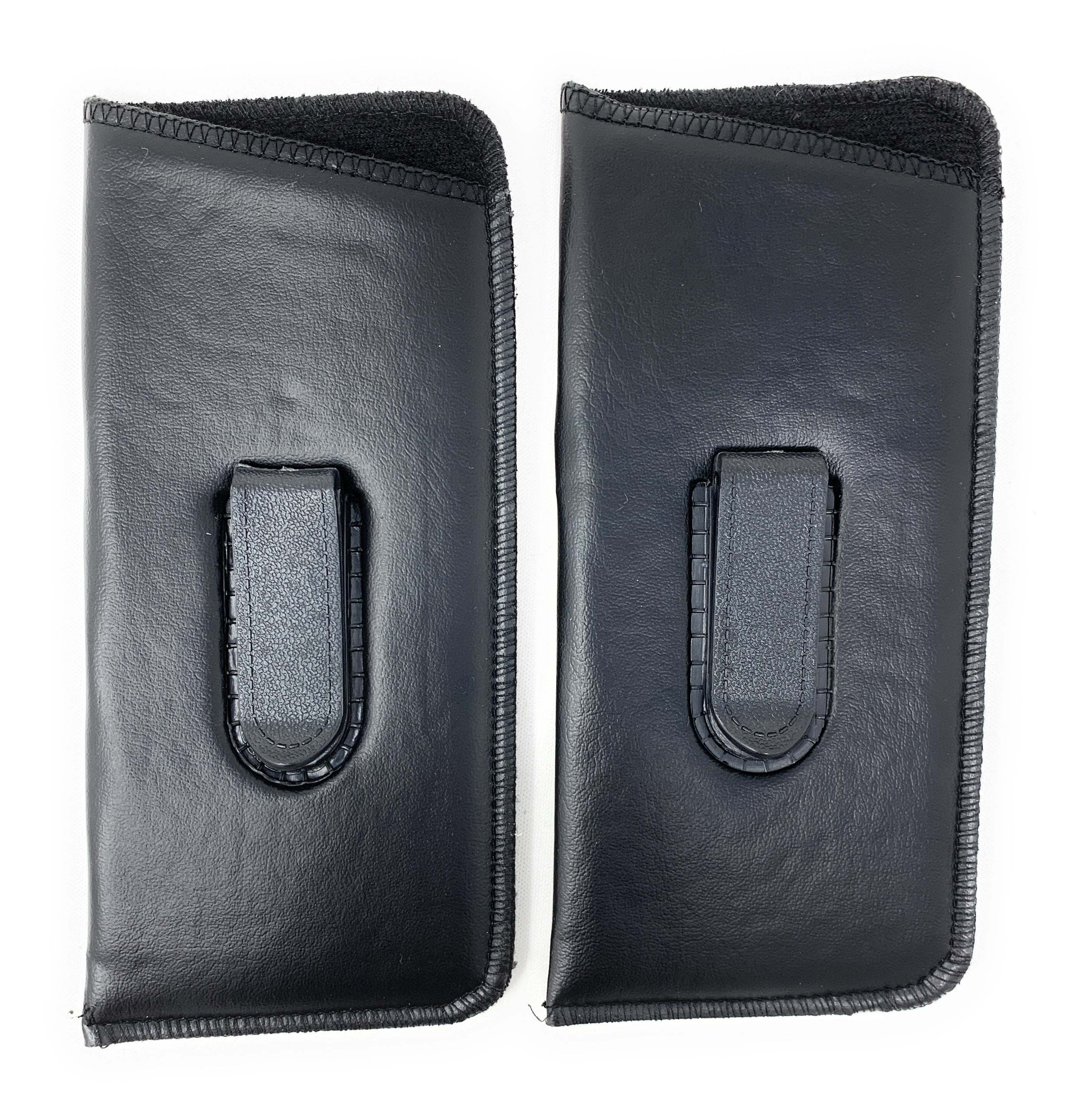 Soft Slip-In Eyeglasses Readers Case Holder Belt Holster Pouch w Clip ...