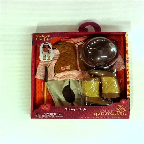 Our Generation Deluxe Outfit Riding in Style for 18 doll - Walmart.com