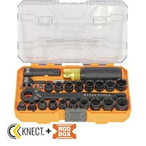 Klein Tools 65400 Impact-Rated Pass Through Socket Set, 8 1/2" Drive ...