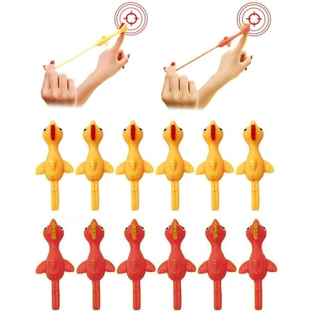 EAYY 1/5/10PCS Catapult Chicken Toys, Rubber Chicken Target Game by ...