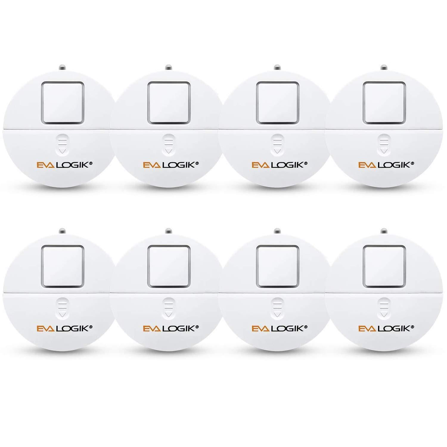 EVA LOGIK Modern Ultra-Thin Window Alarm with Loud 120dB Alarm and ...