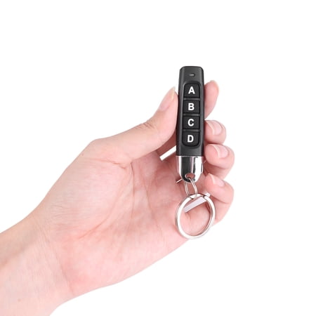 rudenlos ABCD 433MHz Remote Control Garage Door Electric Gate Clone Key ...