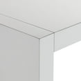 Studio 55D Jessa Gloss White Rectangular Counter Height Bar Table 60" x ...