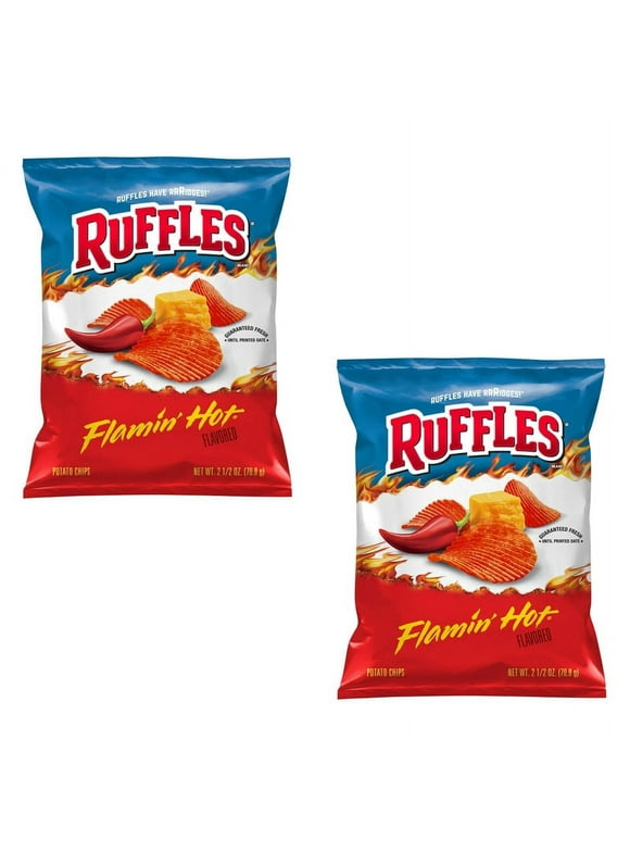 Ruffles Flamin' Hot in Chips - Walmart.com