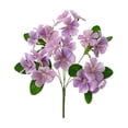 Artificial Hydrangea Bouquet 6 Stems 18 Blooms Mini Faux Flowers for ...