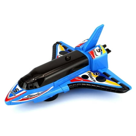 Astro Space Shuttle Jet Battery Operated Bump and Go Toy Plane w ...