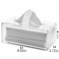 Bathroom Products,Acrylic Cotton Square Pads Holder Acrylic Tissue Box ...