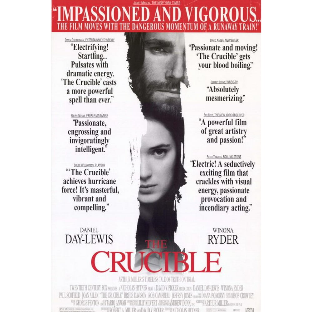 The Crucible - movie POSTER (Style C) (27" x 40") (1996) - Walmart.com ...
