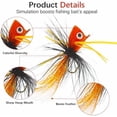 Fly Fishing Poppers Fly Fishing Dry Flies Topwater Fishing Lures Bass ...