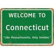Welcome To Connecticut Sign