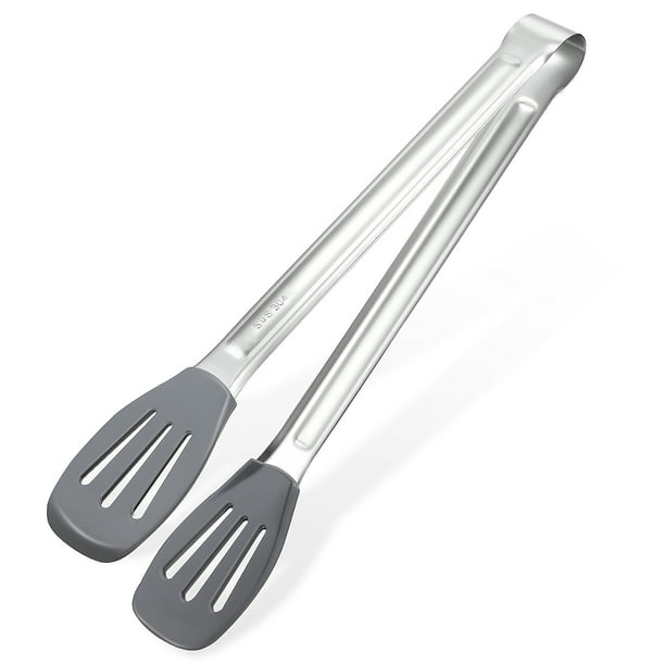 WORGEOUS Cocina Tong Tick Tonga de barbacoa de acero inoxidable con ...