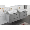 24x14 White Oval Above Counter Bathroom Sink, Vessel Sink for Vanity ...