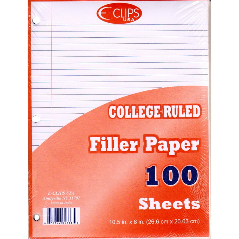 Walmart Filler Paper