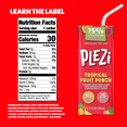 PLEZi Tropical Punch Flavored Drink 6.75oz 8pk Tetrapak no added sugar ...