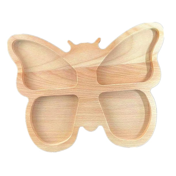 Montessori Rustic snack Board Serving Tray Butterfly - Walmart.ca