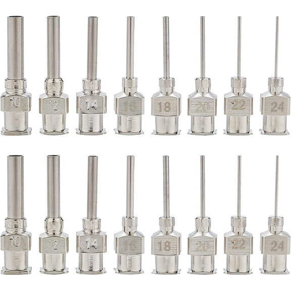 Industrial Dispensing Needles with Luer Lock 14 Ga x 1 Inch Length ...