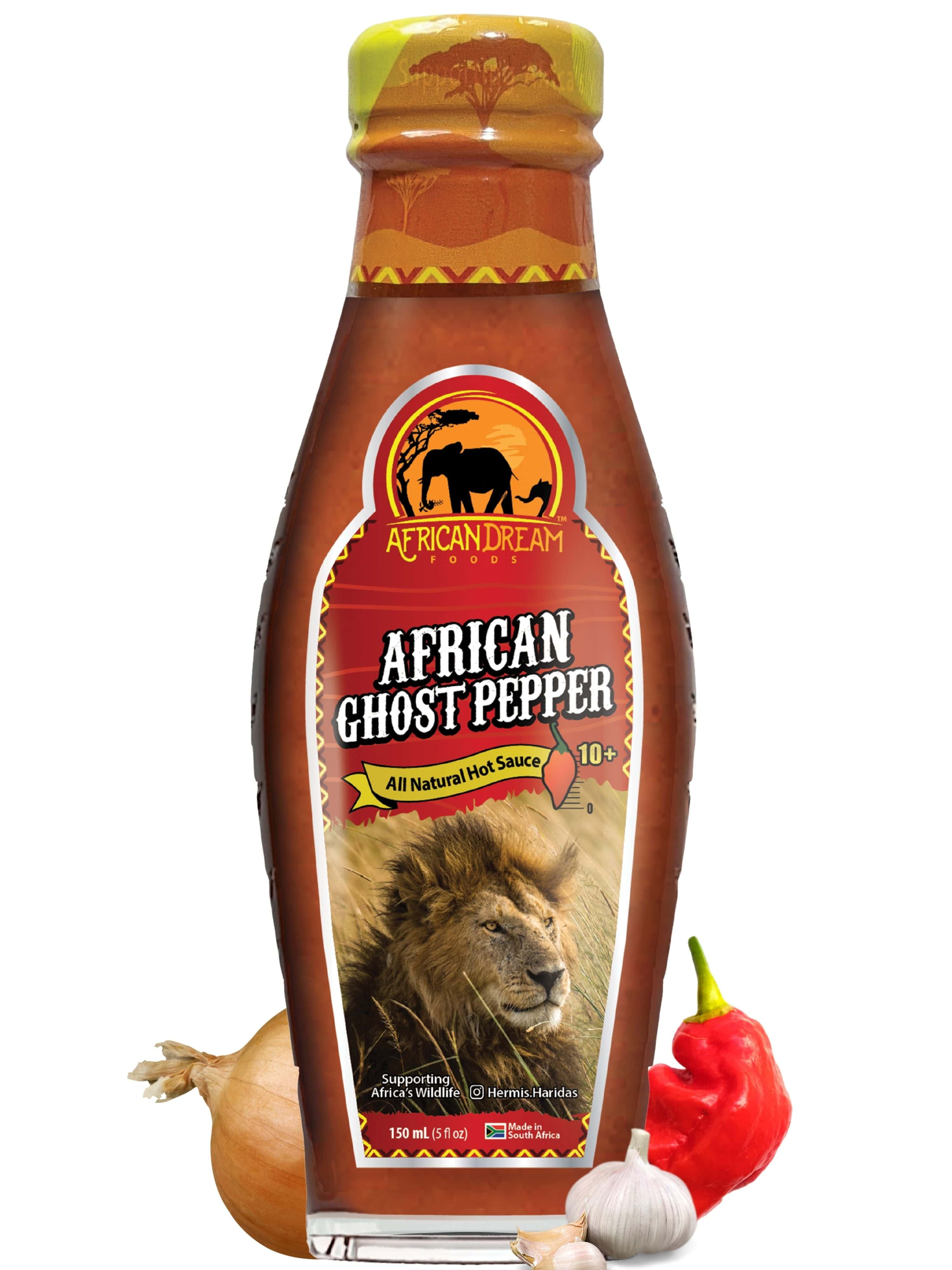 African Dream Foods African Ghost Pepper Hot Sauce, 5 fl oz - Walmart.com