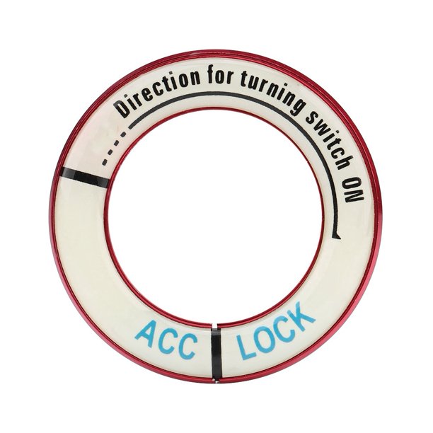 Ignition Switch Key Hole Trim,Car Luminous Ignition Switch Luminous ...