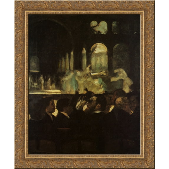 Ballet Scene from Robert la Diable (detail) 24x20 Gold Ornate Wood ...