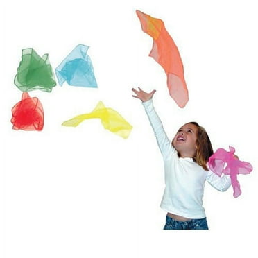 Juggletime Nylon Juggling Scarves, 16" Squares, Set of 12 - Walmart.com