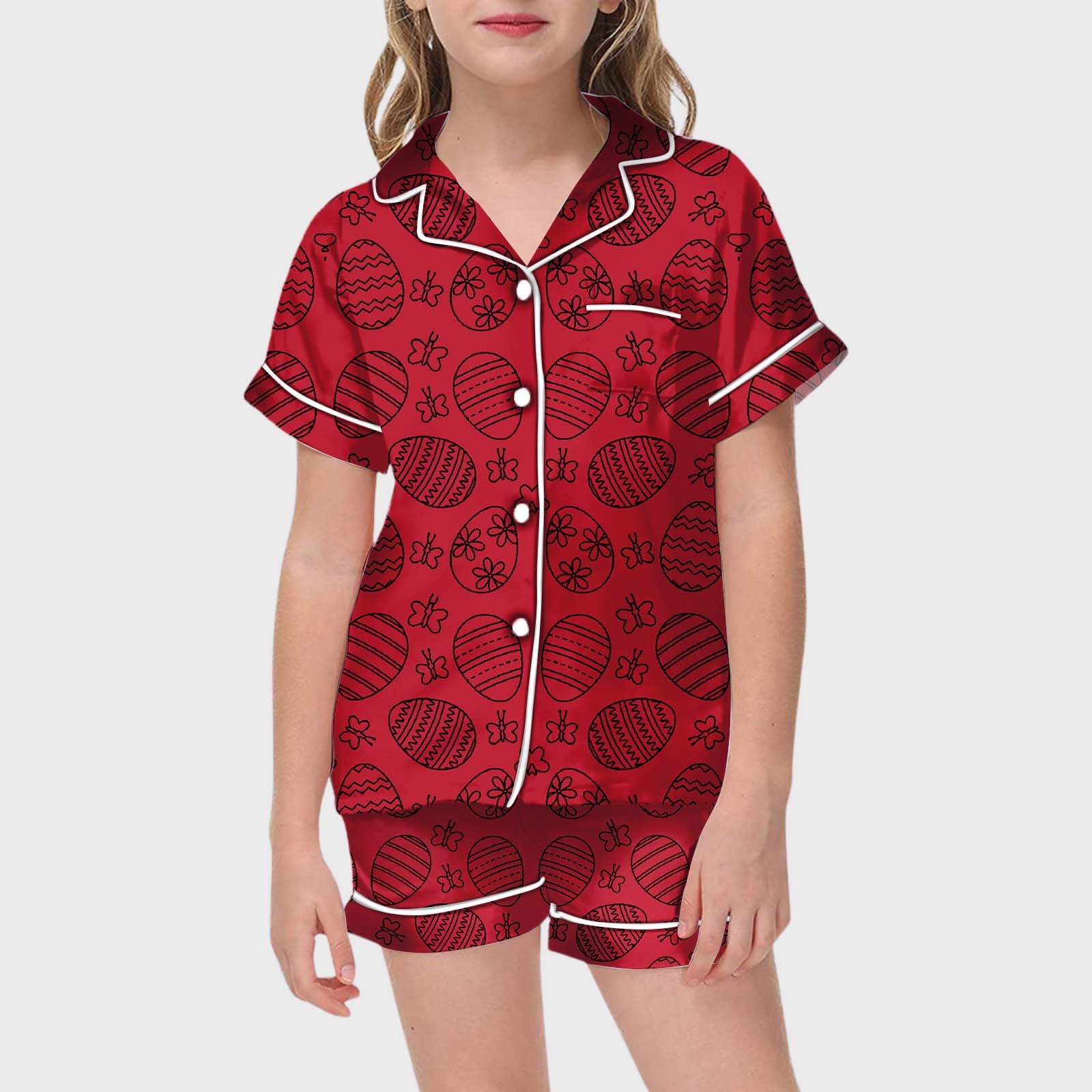 WEAIXIMIUNG Children's Easter DIY Hand Painted Home Outfit Set With ...