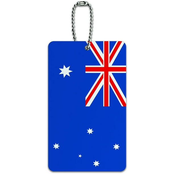 Australia Flag ID Tag Luggage Card for Suitcase or Carry-On - Walmart.com