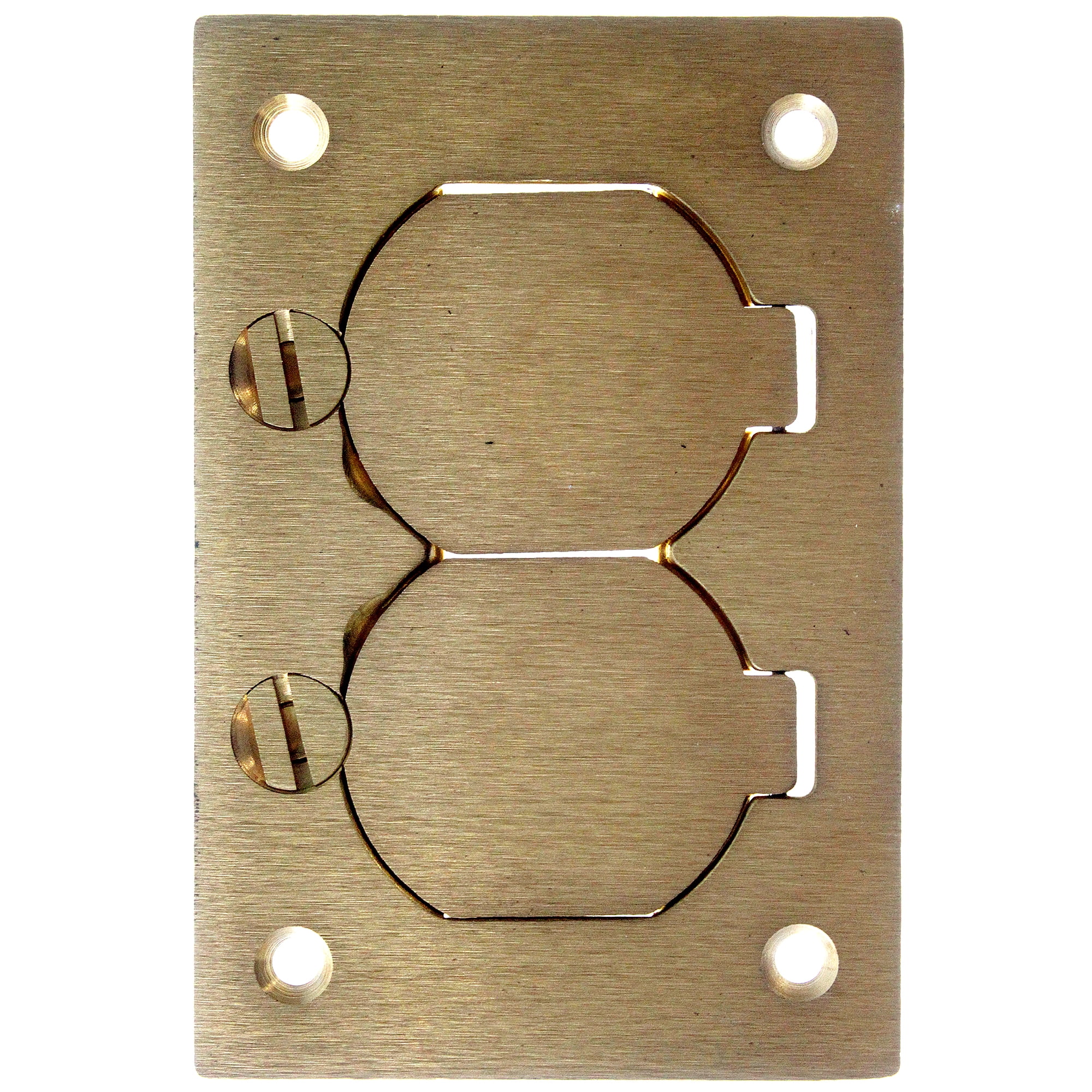 Thomas & Betts P-64-DS Steel City Duplex MopTite Cover Plate with 1-7/ ...