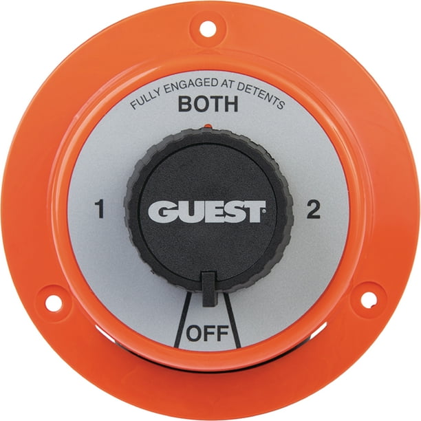 Seachoice 11504 4-Position Battery Select Switch without Lock - Walmart.com