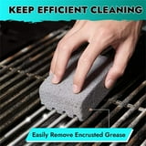 Grey Grill Brick Cleaner Reusable Free BBQ Pumice Cleaning Block for ...