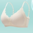 Bras for Women,Summer Comfort Lace Strap Latex Traceless Gathering ...