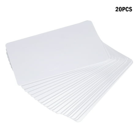 20pcs/set 125KHz RFID Card Readable Writable Rewrite Blank White Key ...