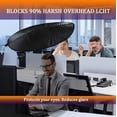 Office Cubicle Shade Cubicle Desk Light Shield to Block Anti-Glare ...