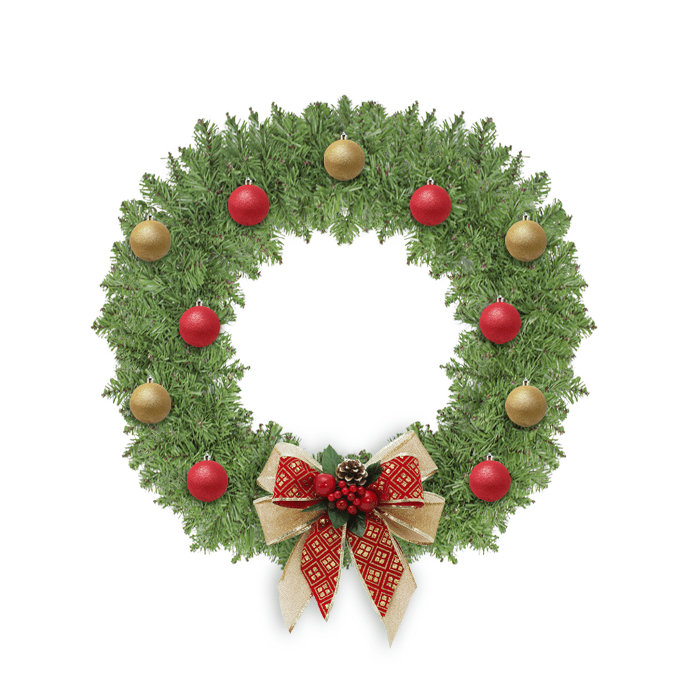 Corona de Navidad La Merced Montable Ramas Flexibles Verde Claro ...