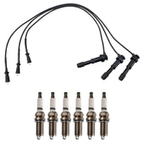 TRQ Ignition Kit Spark Plug & Wire Set For Kia Sorento V6 3.5L TKA01279 ...
