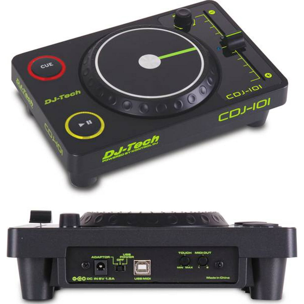 Dj Tech CDJ101 Cdj Style Usb Midi Controller W/ Deckadance Le Software ...