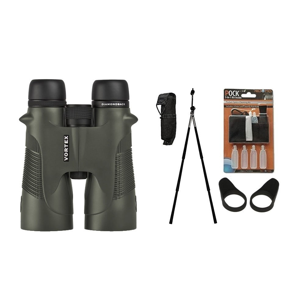 Vortex Diamondback 12x50 Binocular with Field Optics Birders Bundle ...
