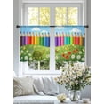 Cartoon Cute Sheer Curtains for Living Room Bedroom Country Colorful ...