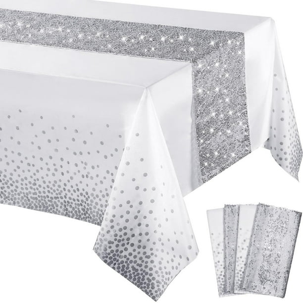 Dazzling Polka Dot Table Decor Set with Sequin Runner - Perfect for ...