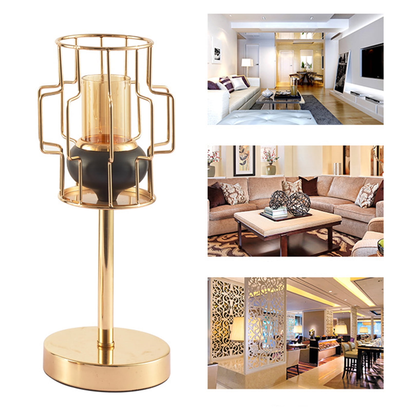 Happy date Candle Holder for Pillar Candle Stand Candlesticks, Holiday ...