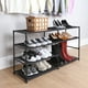 Mainstays 4 Tier 24 Pair Shoe Rack Storage Organizer, Rich Black ...