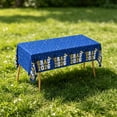 AOOOWER Spacious Graduation Party Table Cover Large Linen Fabric ...