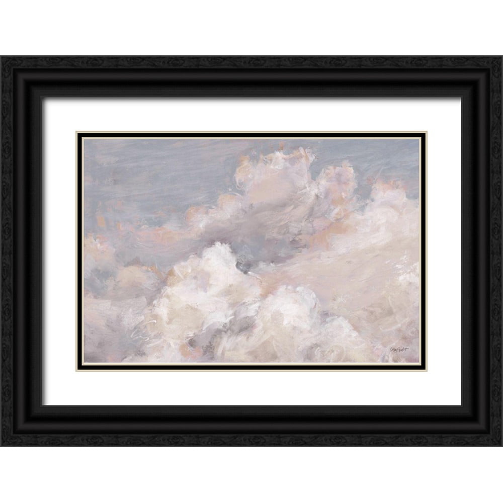 Audit, Lisa 24x17 Black Ornate Wood Framed with Double Matting Museum ...