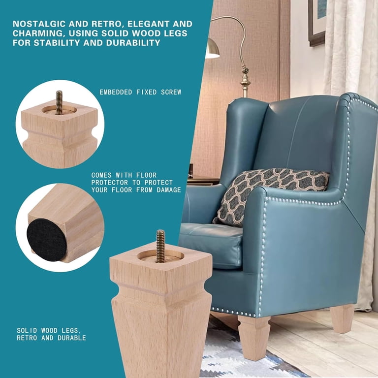 Bench Replacement Wood Legs