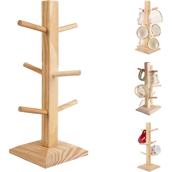Mug Holder Coffee Cup Holder Tree Non-Slip Coffee Mug Tree for Home ...