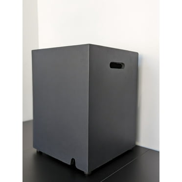 "AMS Fireplace Sedona 66"" Gas Outdoor Concrete Tabletop Fire Pit ...