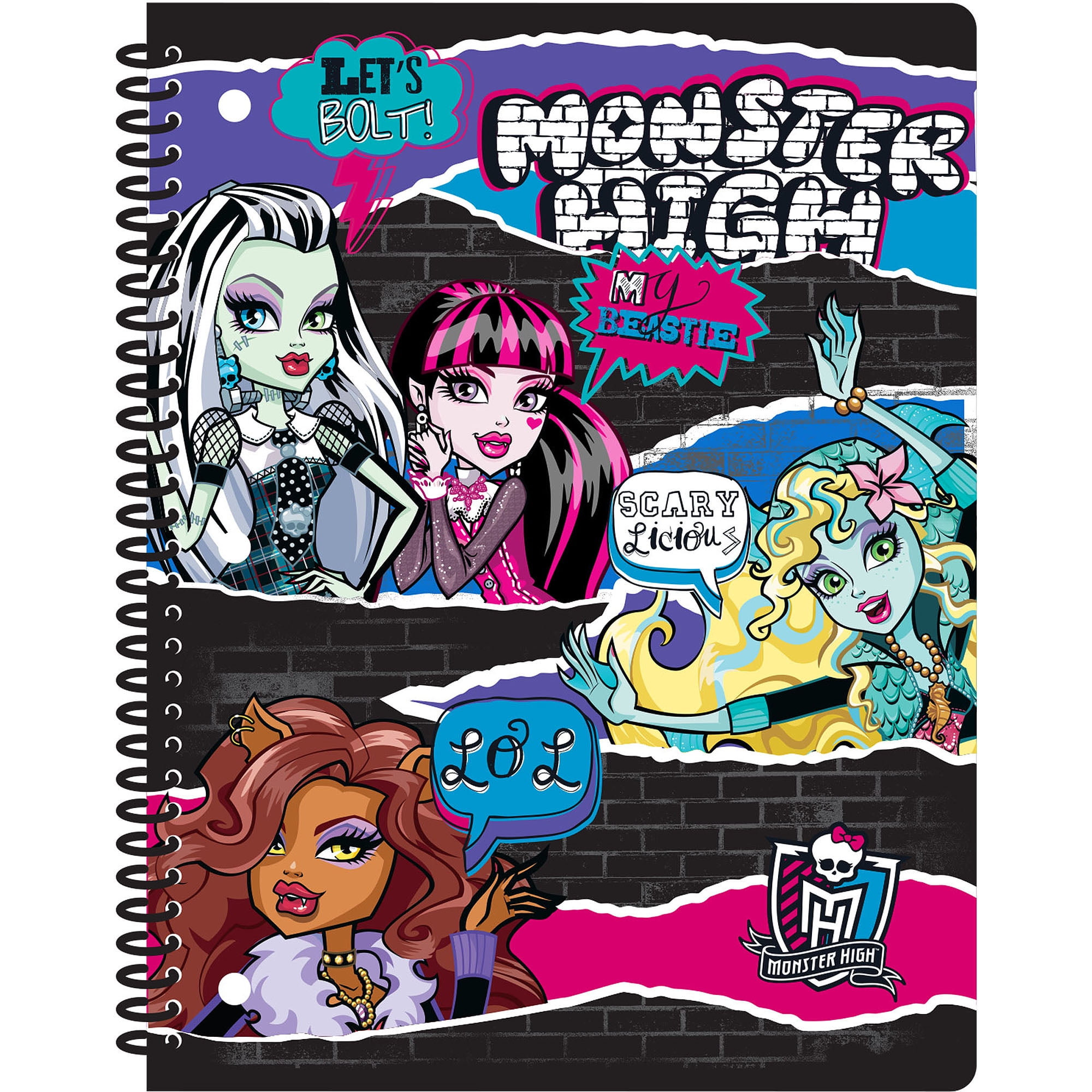 Monster High Spiral Notebook - Walmart.com