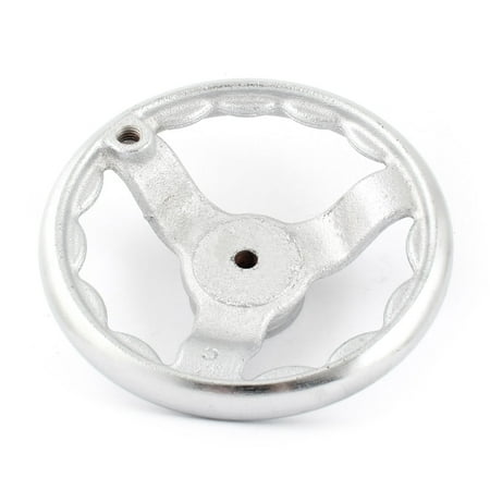 9mmx150mm 3 Spoke Round Iron Handwheel Hand Wheel for Milling Machine ...